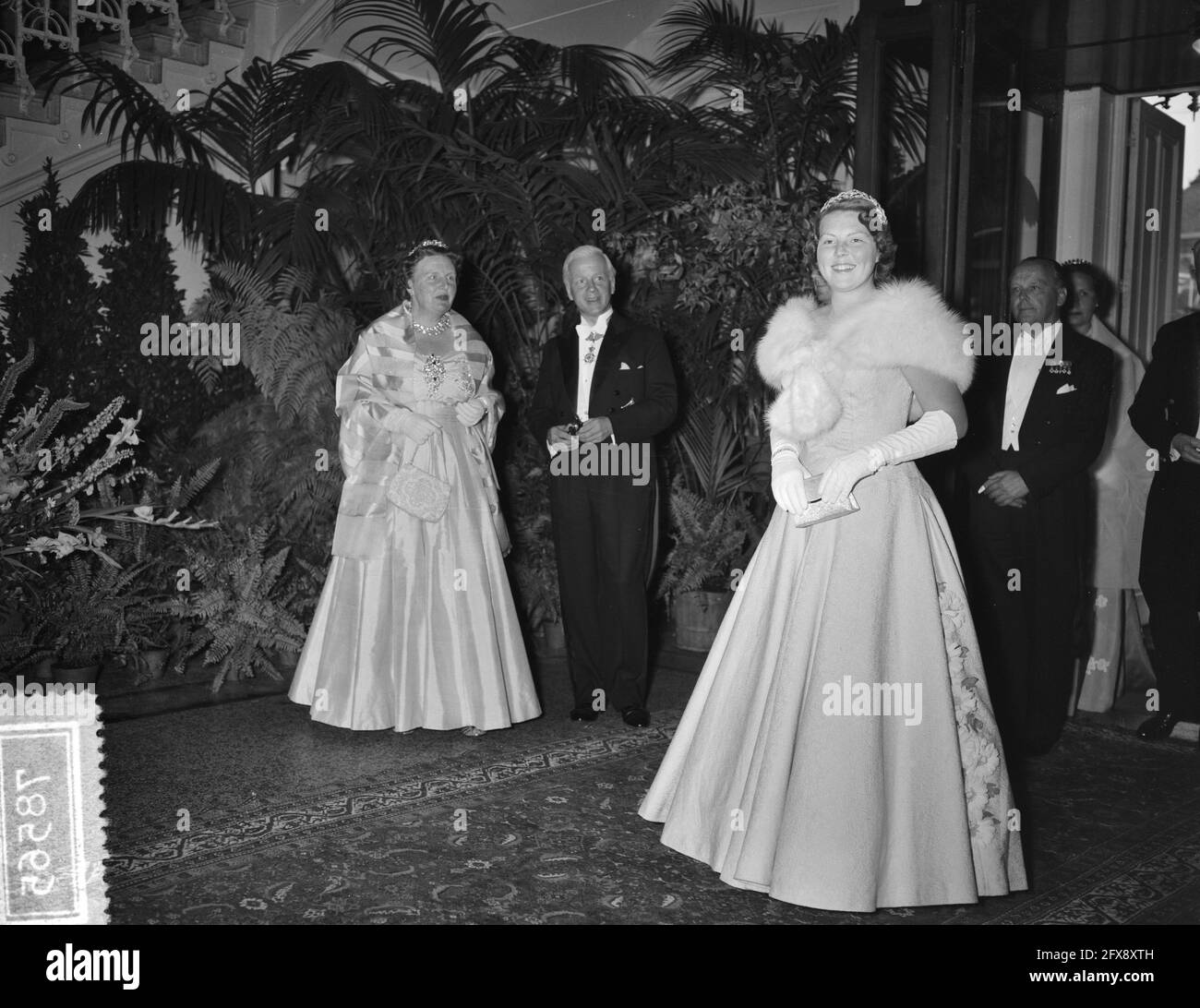 Visit of Princess Beatrix to Amsterdam. Visit to City Theatre ...