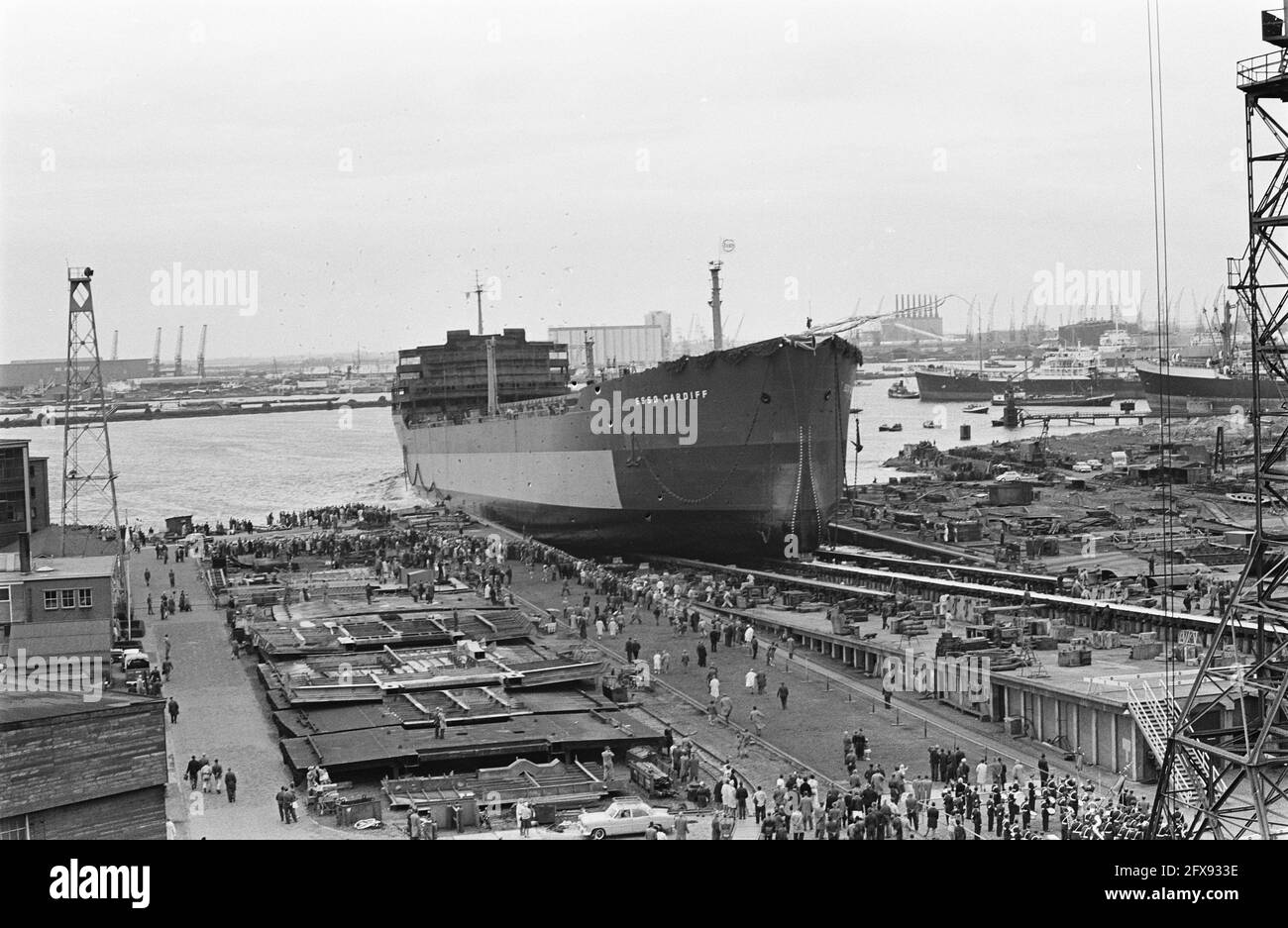 Esso tanker Black and White Stock Photos & Images - Alamy