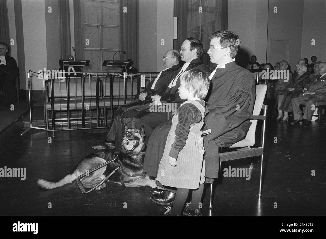 Blind judge mr. Romke de Vries installed in the Amsterdam Palace of ...