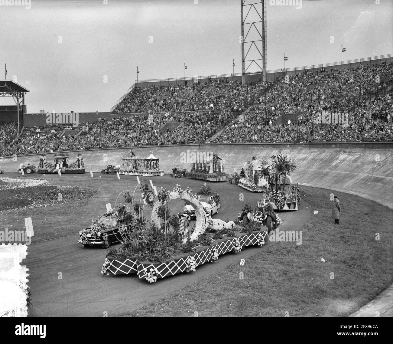 Flower parade amsterdam olympic stadium hi-res stock photography and ...