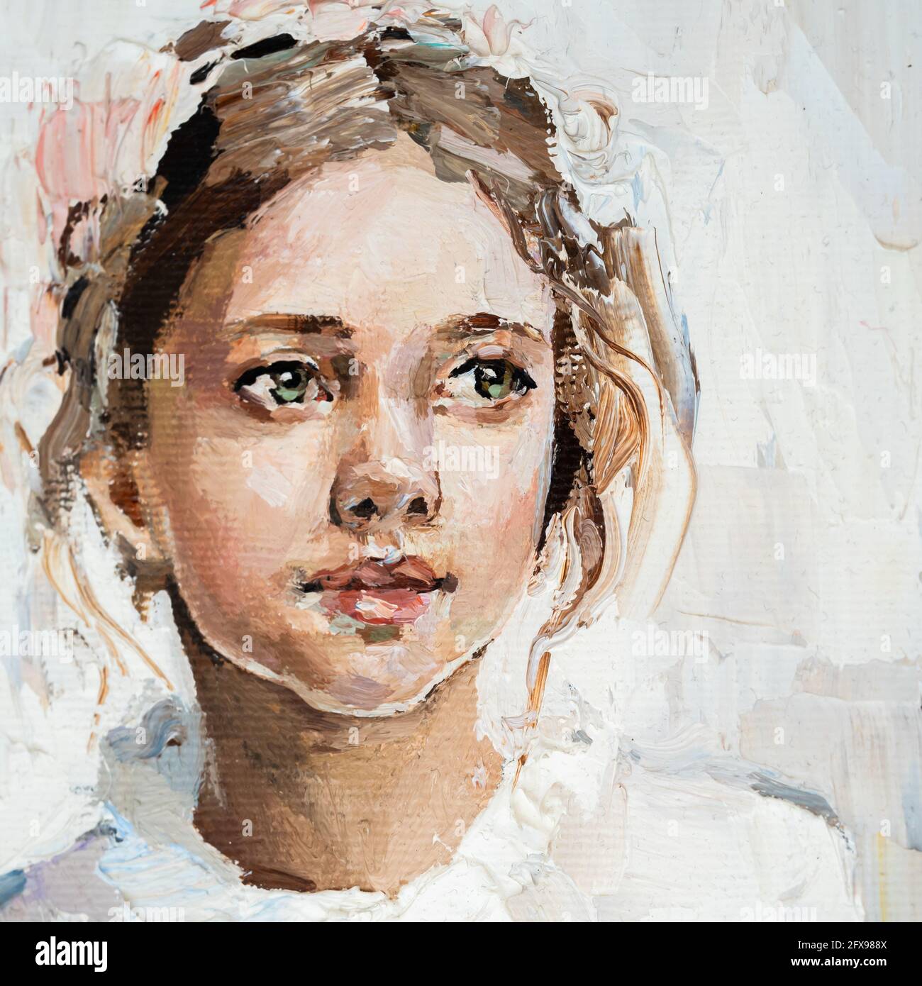 Classic Painting Of A Girl