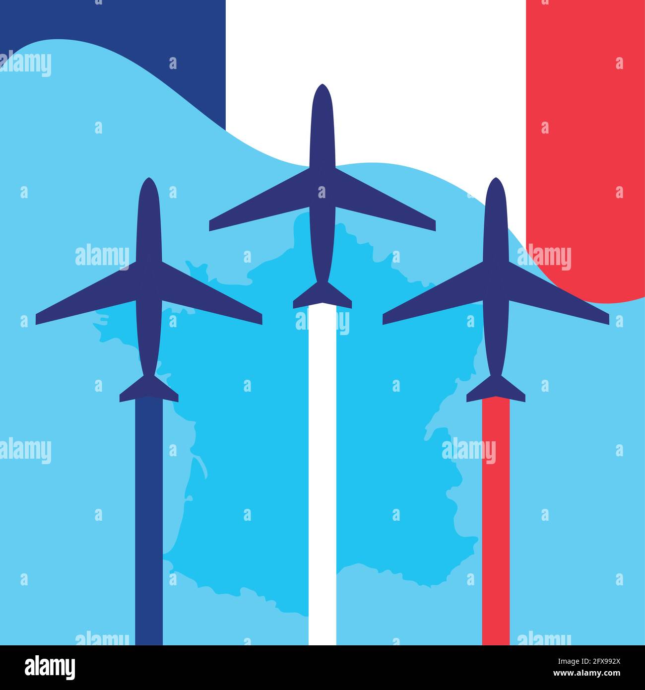 French airplanes Stock Vector Images - Alamy