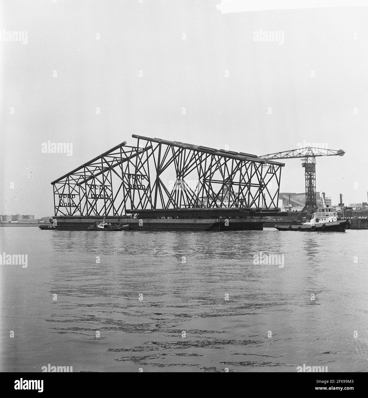 Drilling rig, built at Verolme, 3 May 1965, drilling rigs, The ...