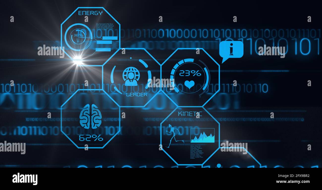 Animation digital icons scientific data hi-res stock photography and ...