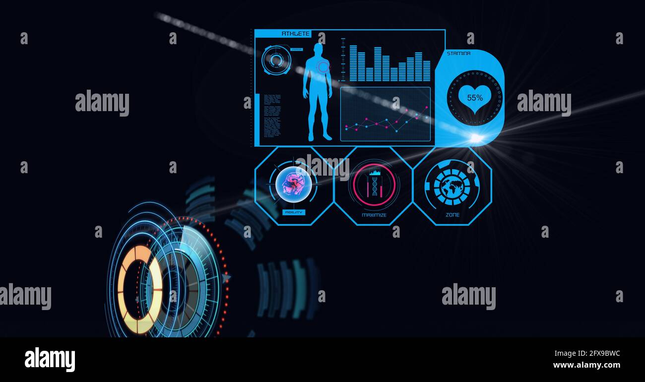 Composition of scope scanning and human body and scientific data ...