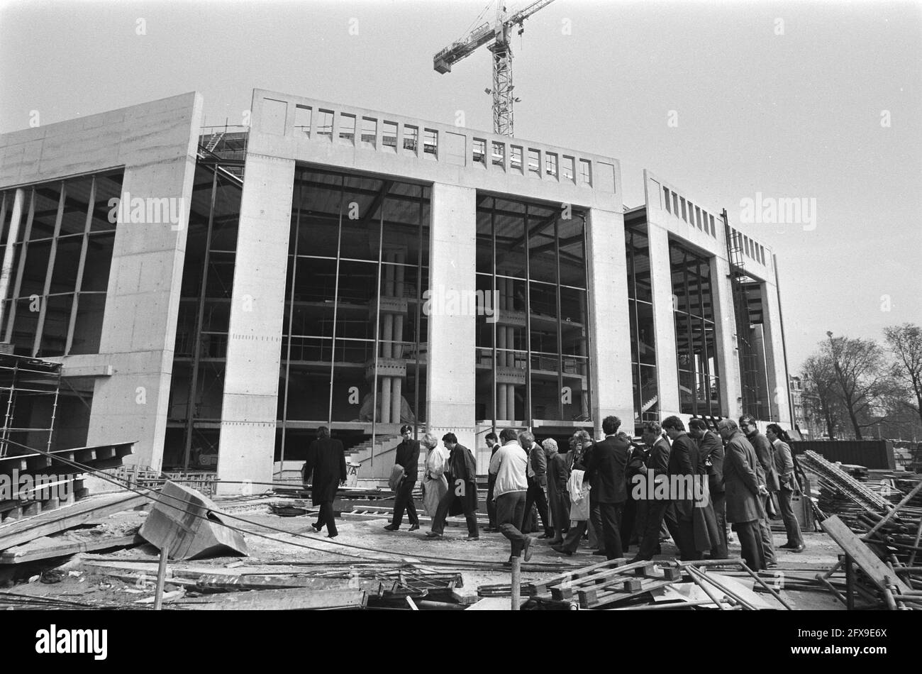 Construction of the Stopera in Amsterdam; visit to parliamentary ...