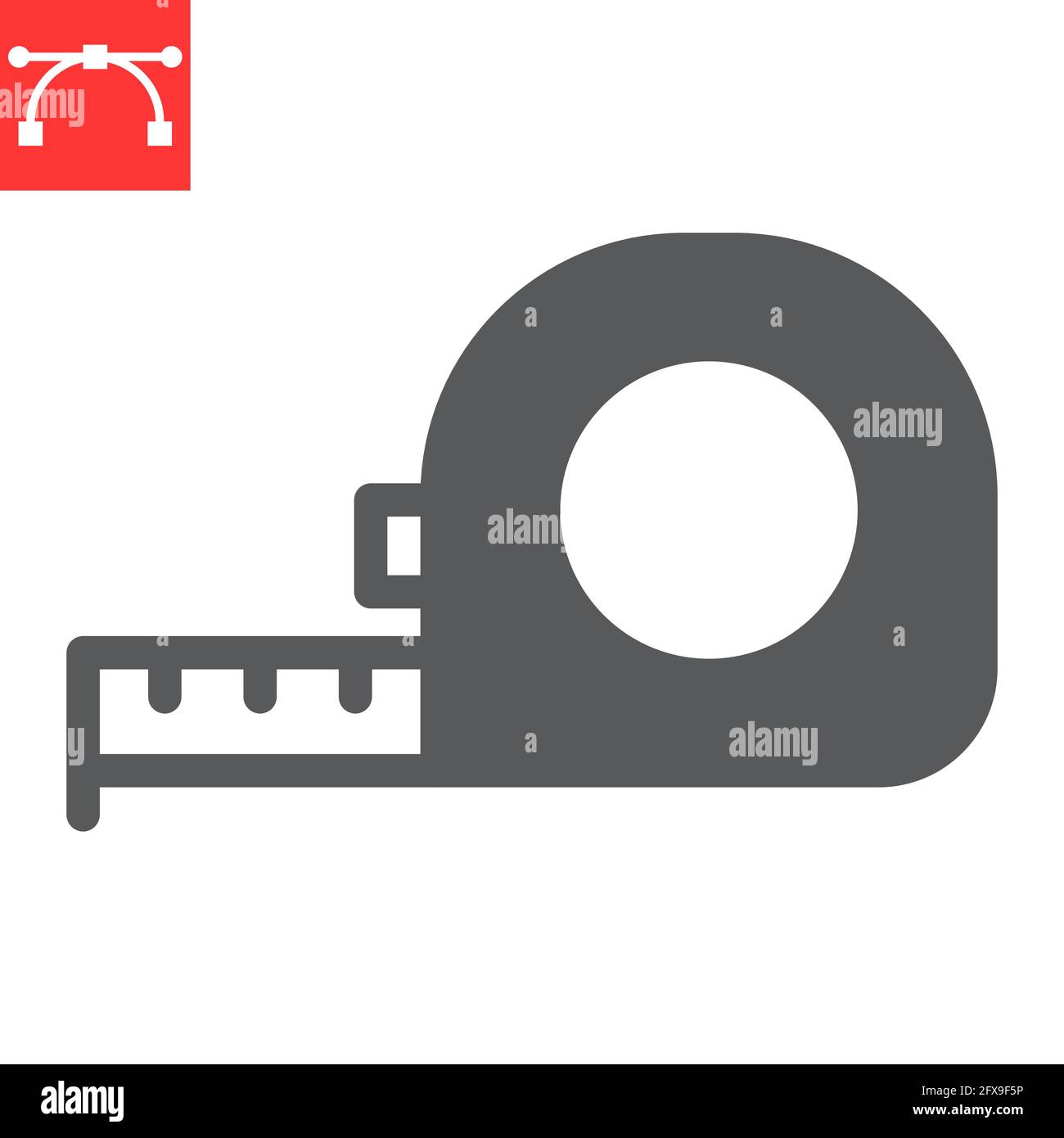 Blue tape measure Stock Vector Images - Alamy