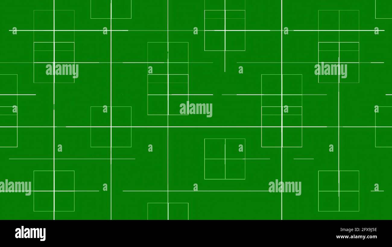 Illustration of a white lining texture or pattern, isolated on a green ...