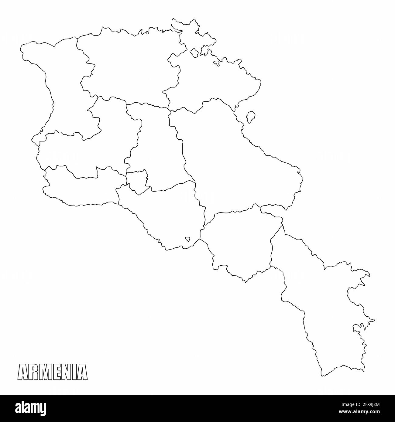 Administrative district flag Black and White Stock Photos & Images - Alamy