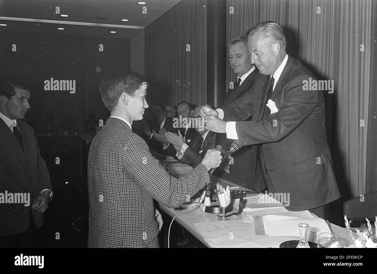 Kees verkerk receives pin hi-res stock photography and images - Alamy