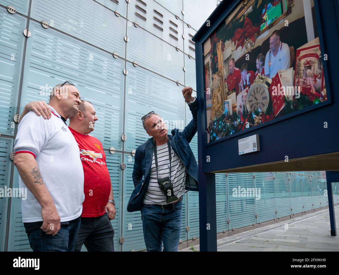 EDITORIAL USE ONLY Photographer Stuart Roy Clarke, (left to right) John ...