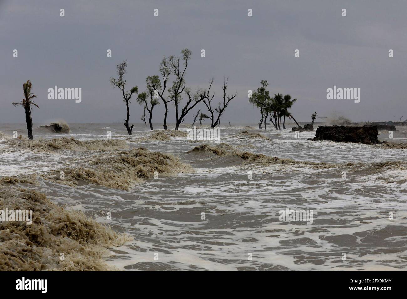 Patenga, Bangladesh, on May 26, 2021 Water level increase during ...