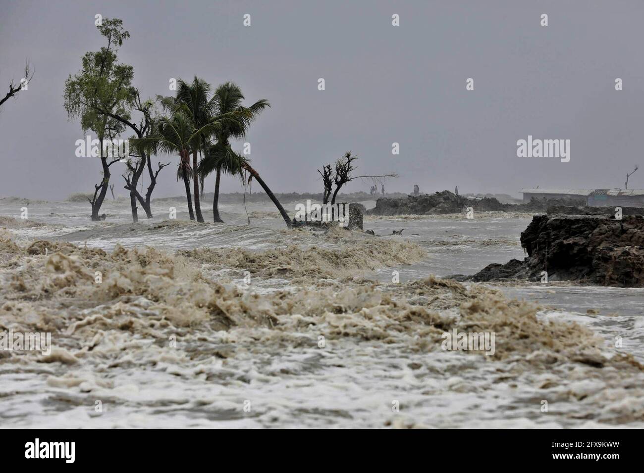 Patenga, Bangladesh, on May 26, 2021 Water level increase during ...