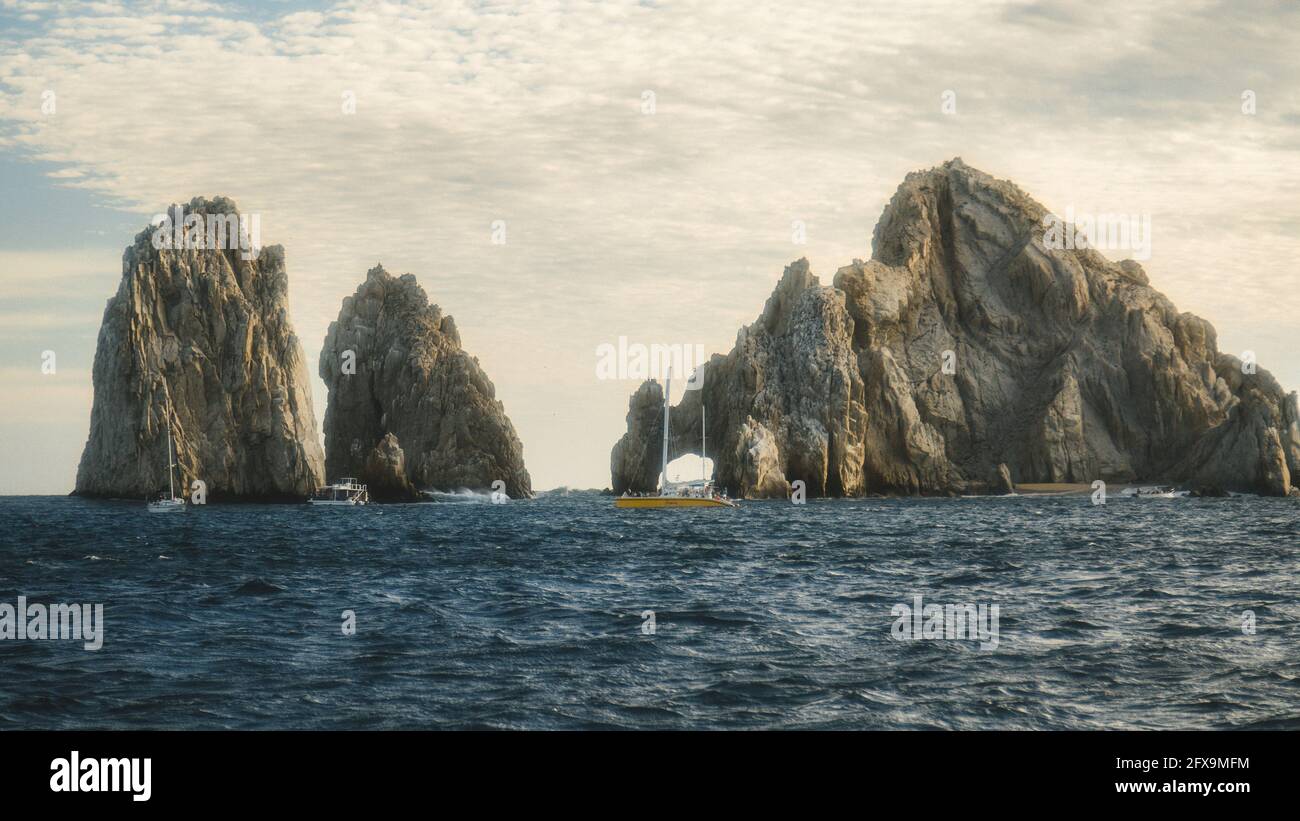 Arch of Cabo San Lucas - a distinctive rock formation in the ocean ...