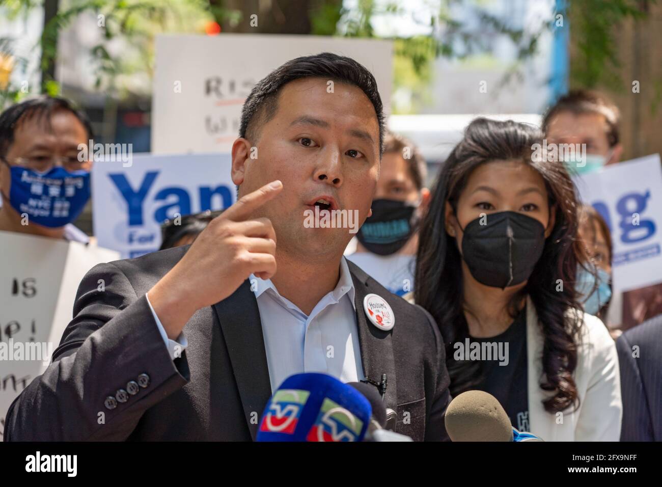 New York, USA, 26th May 2021, Ron Kim, New York State Assembly Member ...