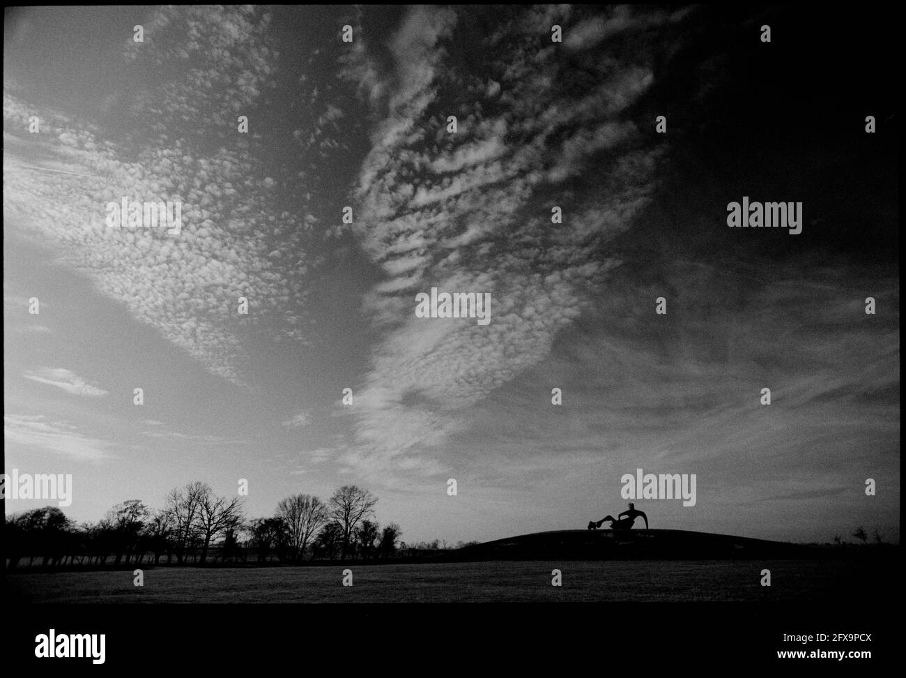 The Henry Moore Sculpture Park at Perry Green, Hertfordshire, England ...