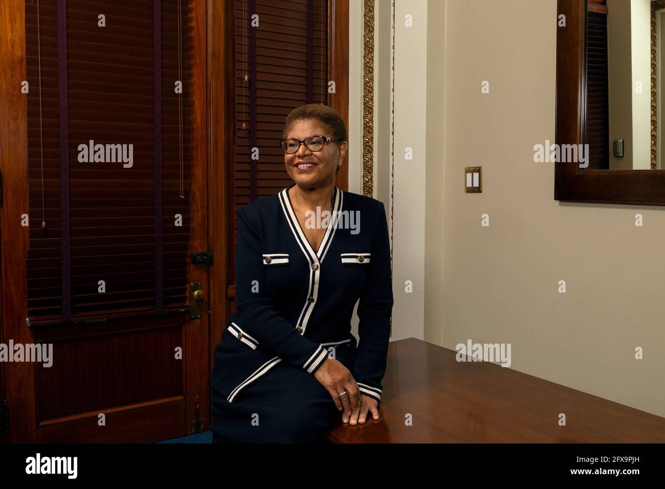 Rep karen bass portrait hi-res stock photography and images - Alamy