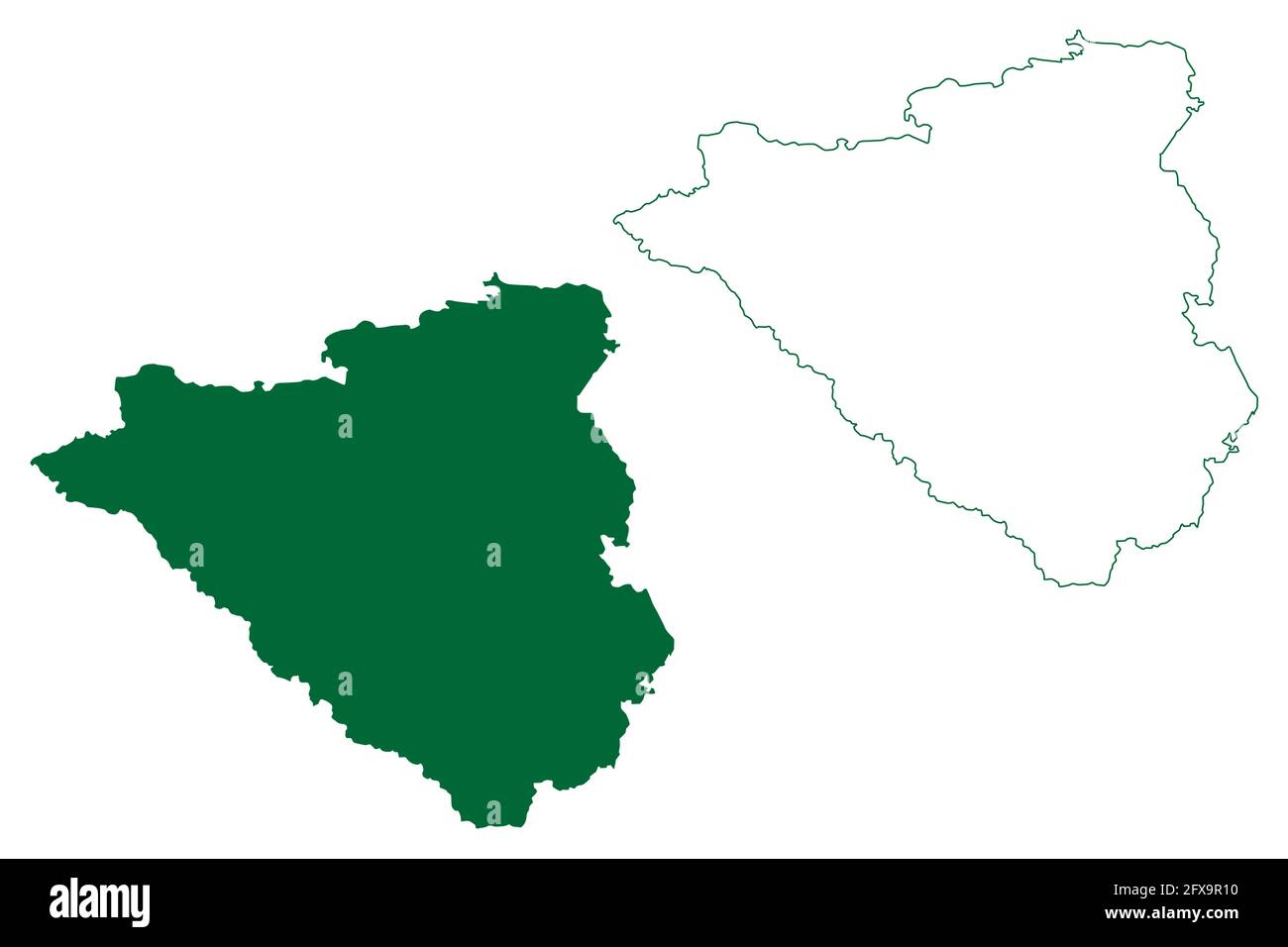 Nagpur map Stock Vector Images - Alamy