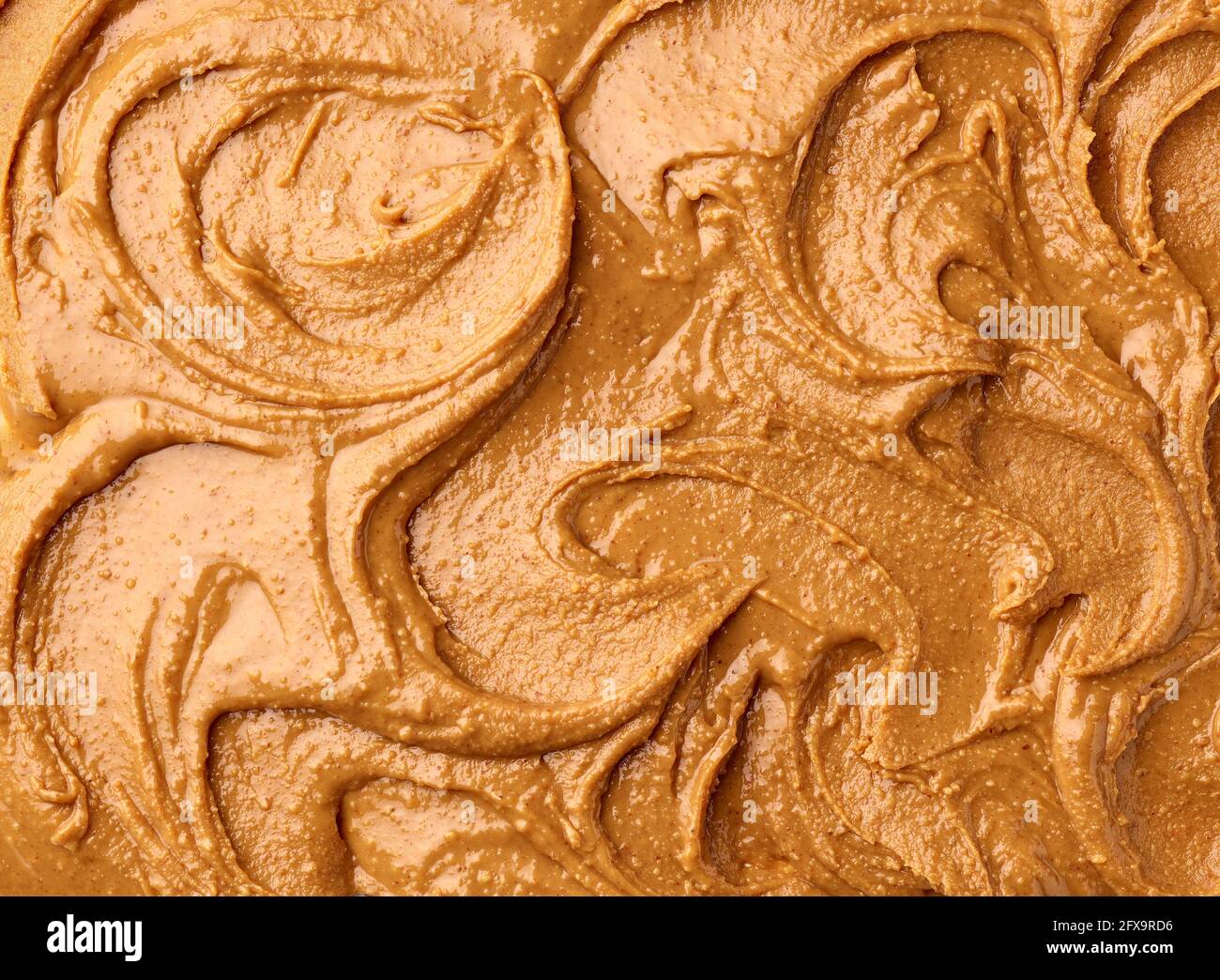 peanut butter texture, top view Stock Photo - Alamy