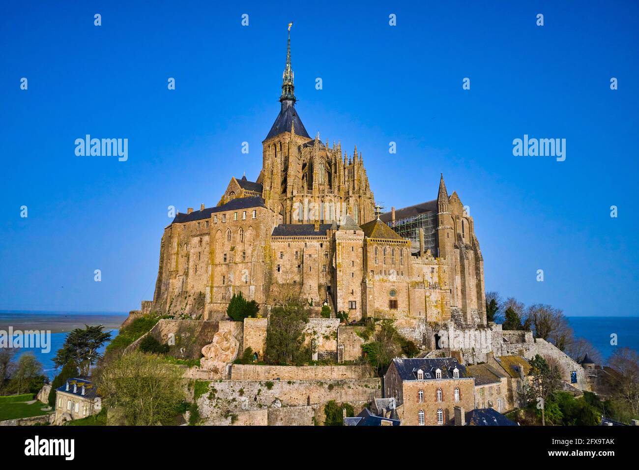France, Normandy, Manche department, Bay of Mont Saint-Michel Unesco ...