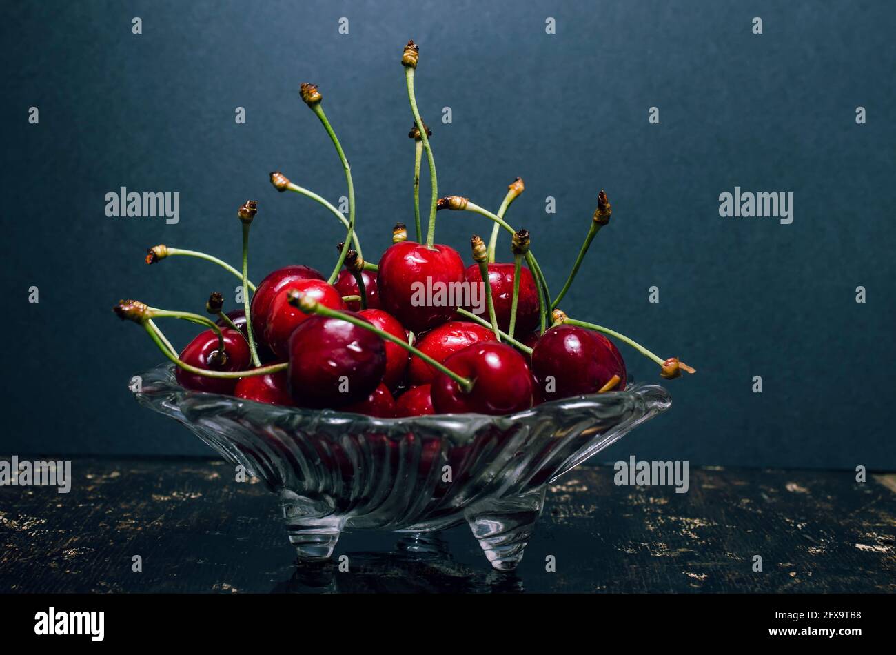 still life with cherries Stock Photo - Alamy
