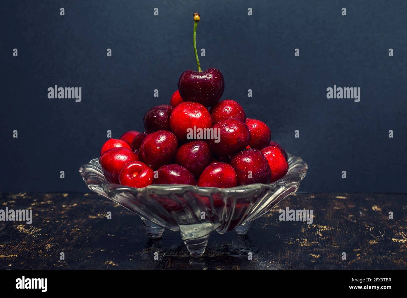 still life with cherries Stock Photo - Alamy