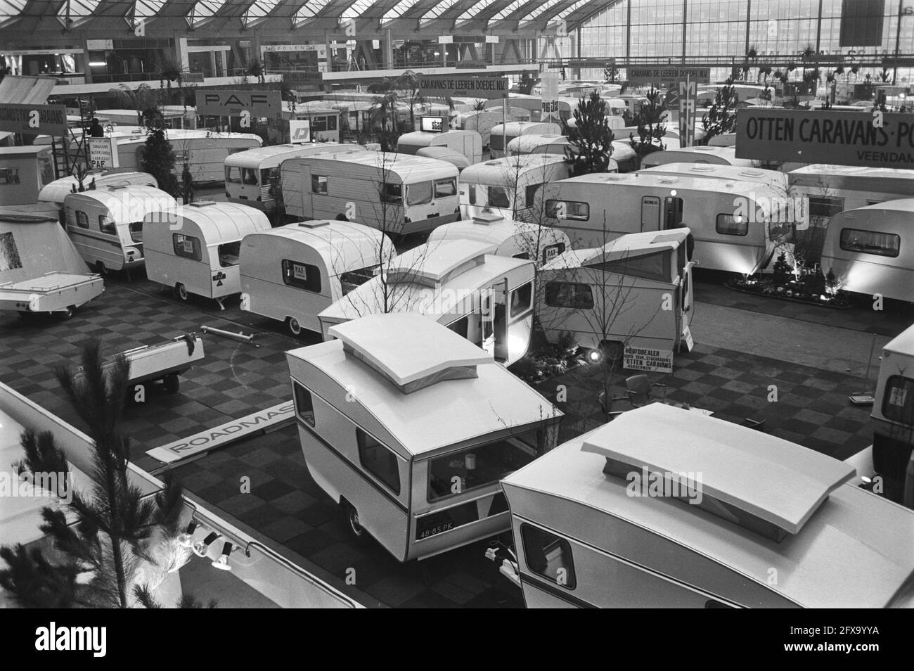 Caravan exhibition, RAI, Amsterdam; overview, January 21, 1971 ...