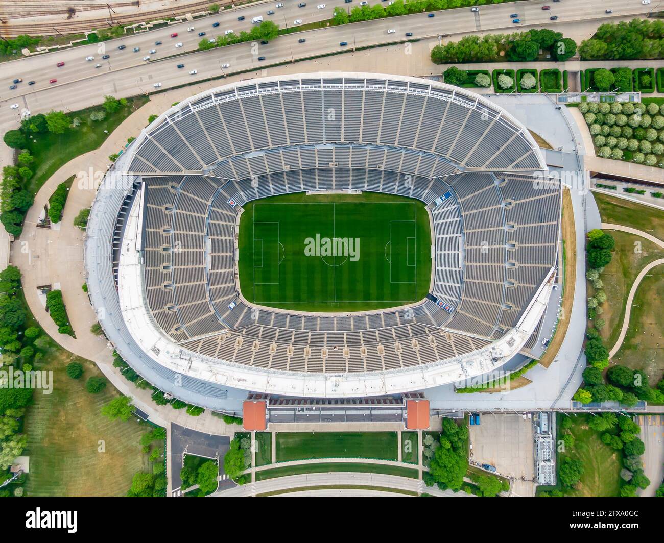 Michigan stadium aerial hi-res stock photography and images - Alamy