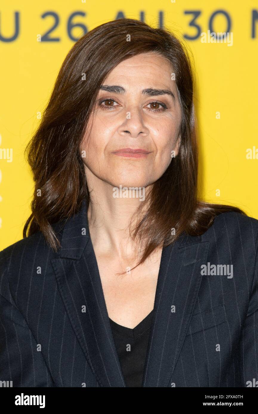 Negar Djavadi attends the photocall of The Reims Polar, Crime Film ...