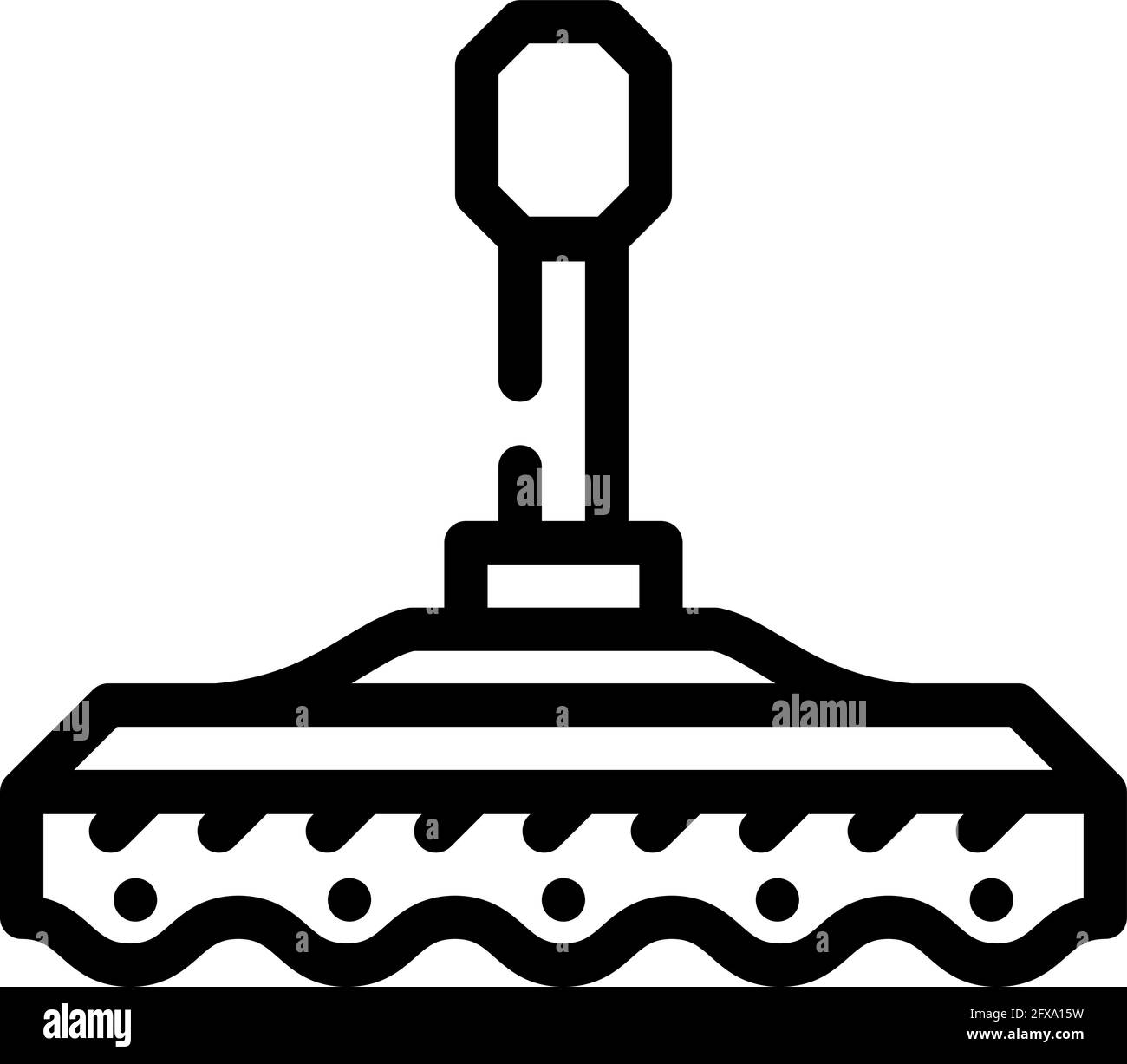 device nozzle for car polishing line icon vector illustration Stock ...