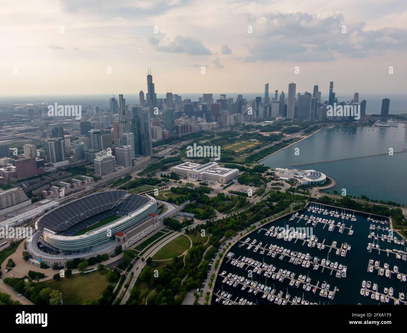 Michigan stadium aerial hi-res stock photography and images - Alamy