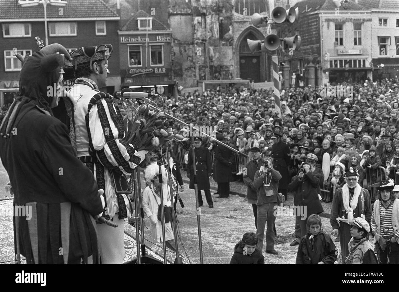 Carnival in Bergen op Zoom. entry of Prince Carnival, March 3 1973 ...