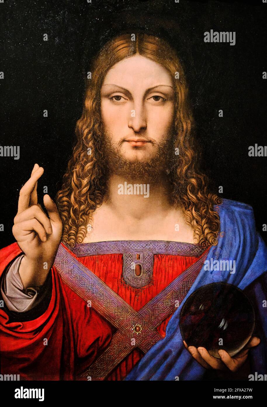Salvator mundi hi-res stock photography and images - Alamy