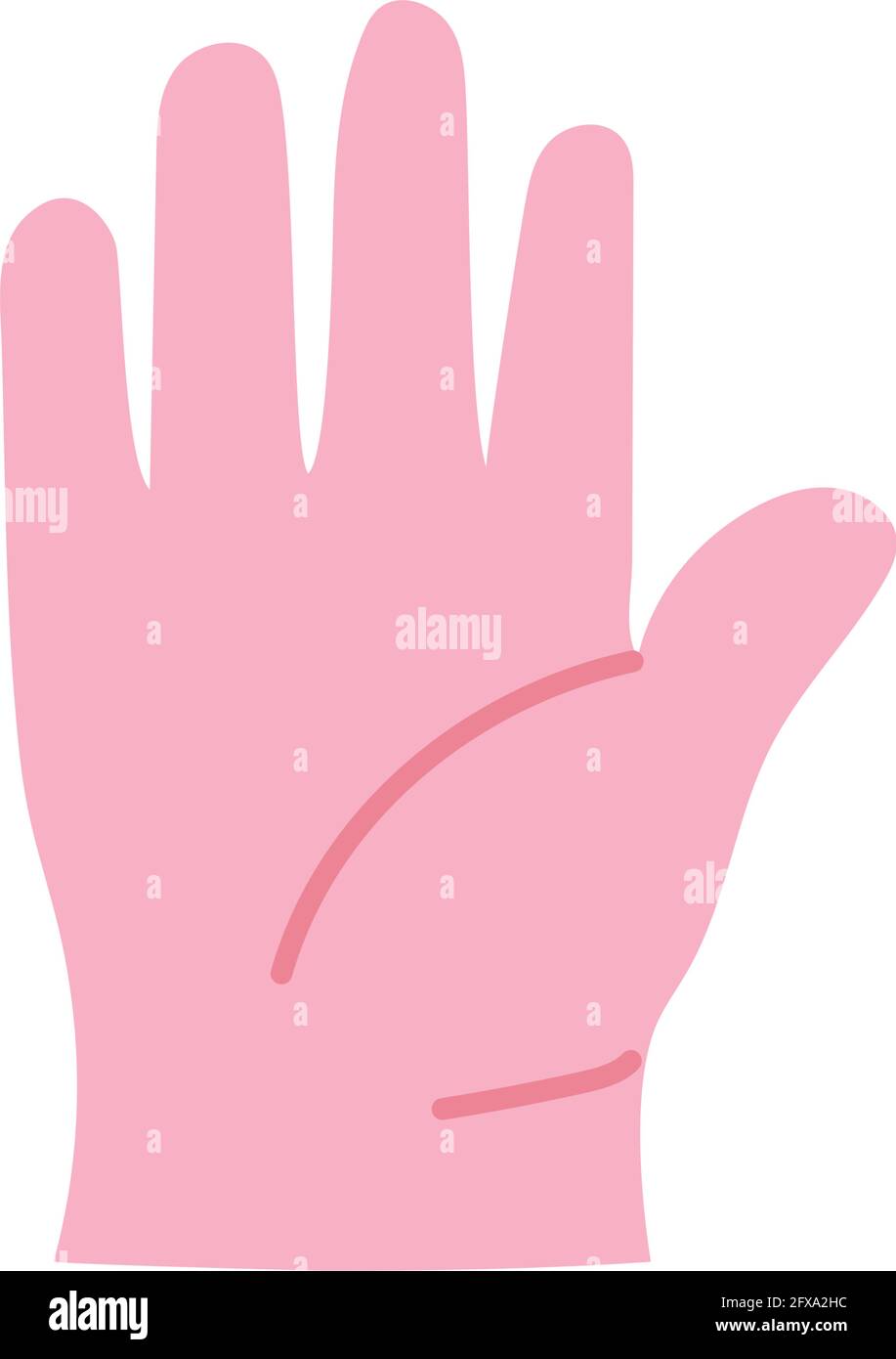pink hand illustration Stock Vector Image & Art - Alamy