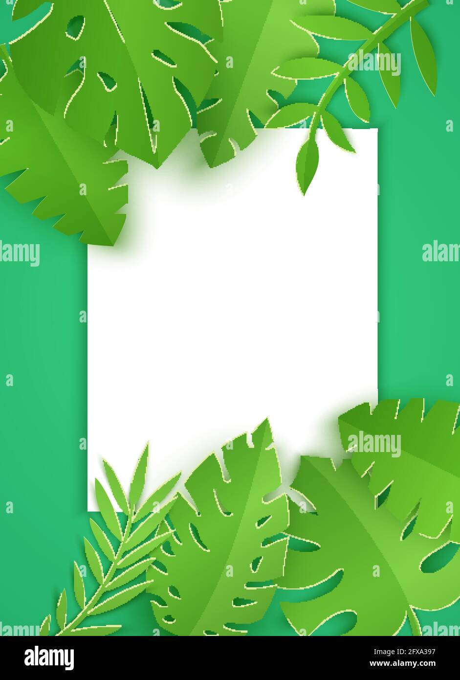 Rainforest Border Paper