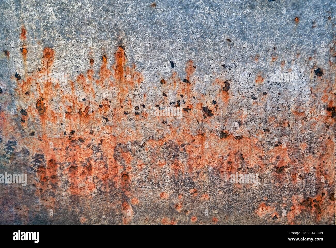 Iron metal surface rust background texture. Surface of old rusty metal sheet coated with ...
