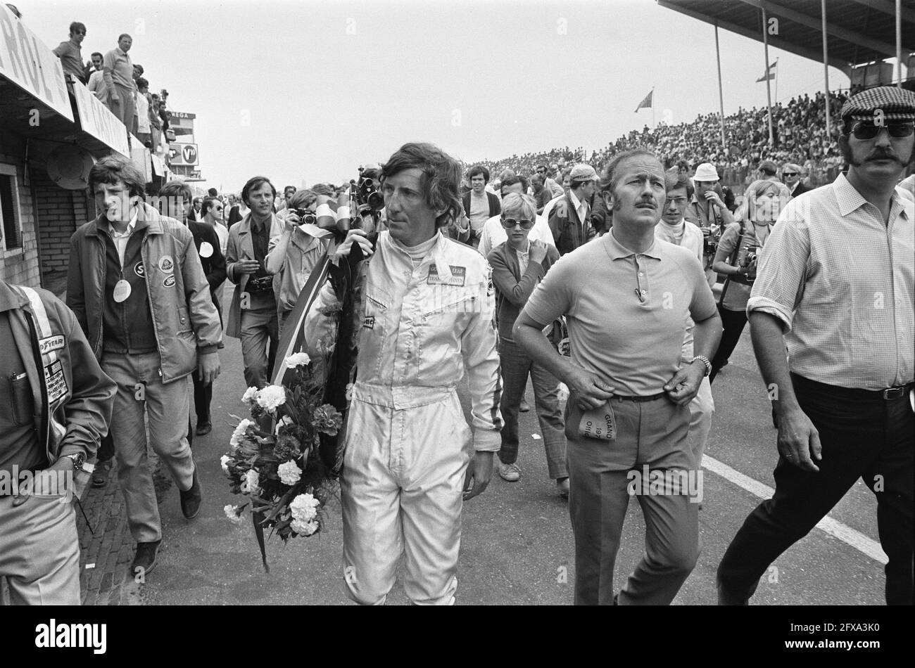 Chapman and Rindt at 1970 Dutch Grand Prix (2 Stock Photo - Alamy