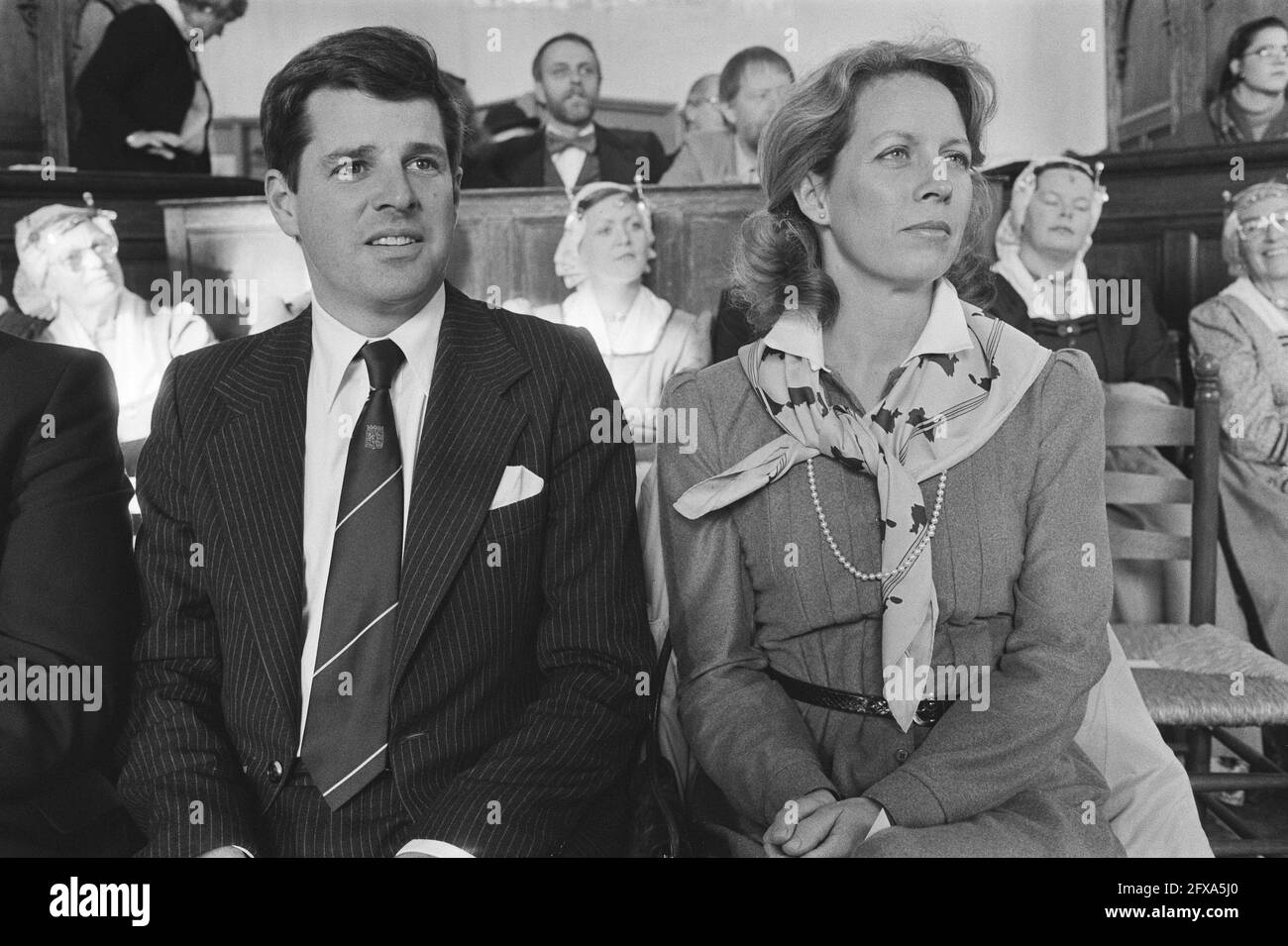 Mr. Paul Bremer with wife Frances Winfield, October 28, 1983, books ...