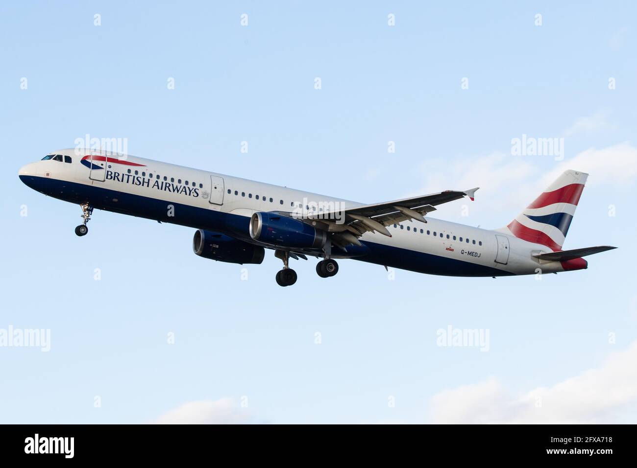 LONDON, UNITED KINGDOM - Feb 23, 2020: British Airways (BA / BAW ...