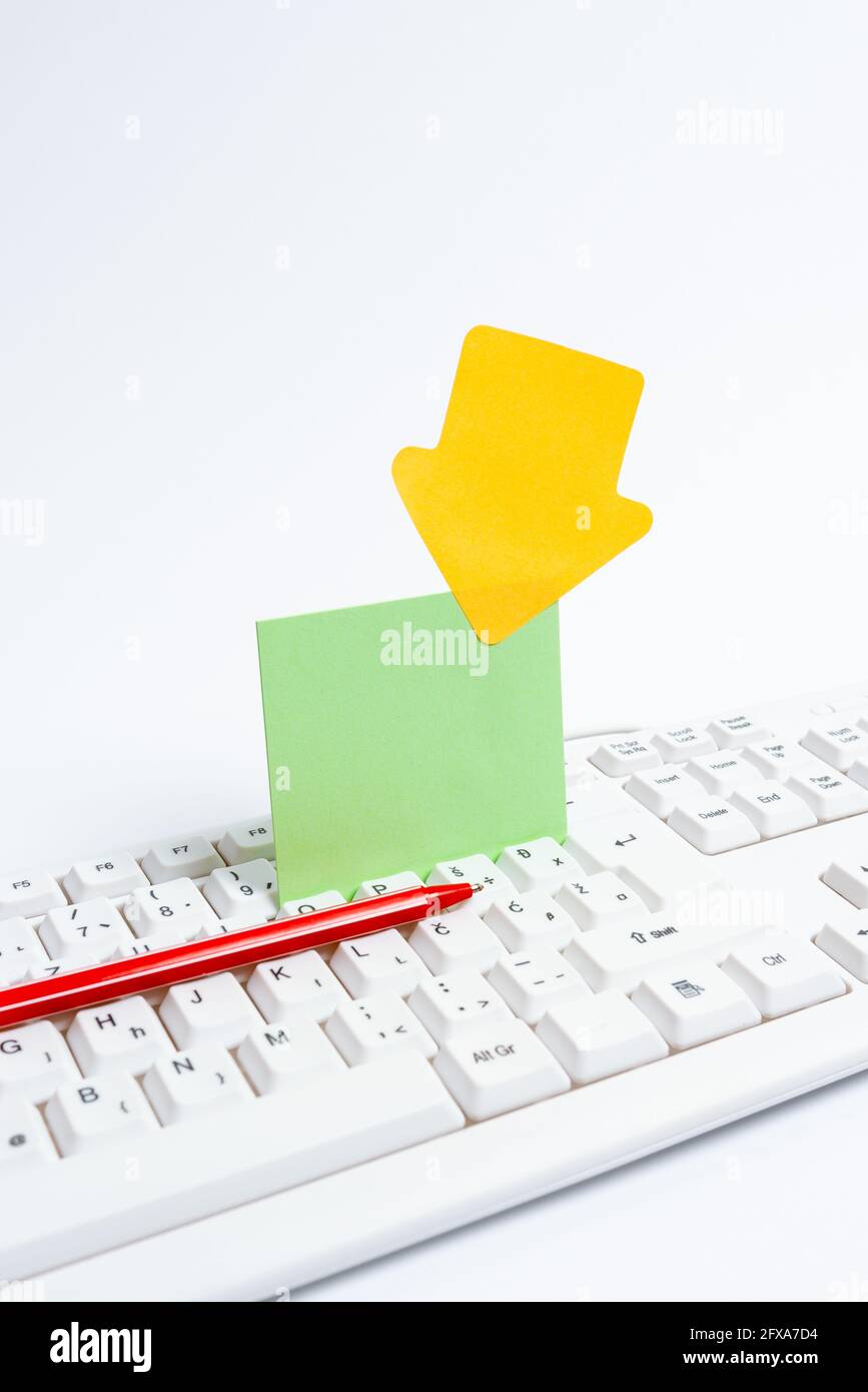 Stack On Computer Keyboard.Laptop For Typing New Ideas And Planning ...