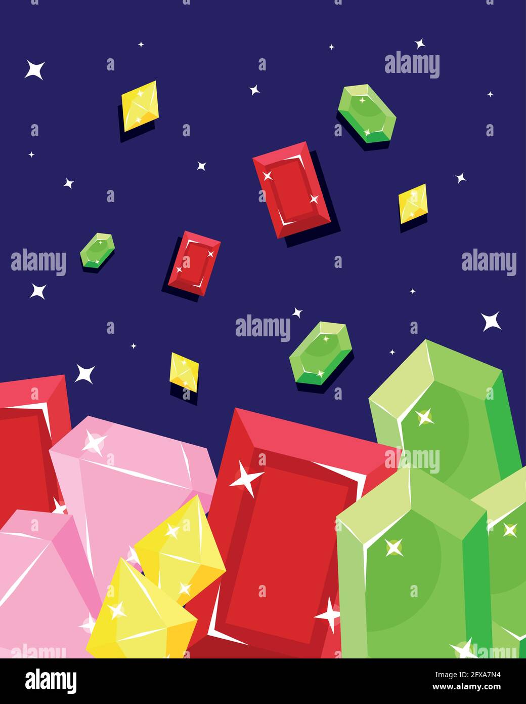 set of fantasy gems Stock Vector Image & Art - Alamy