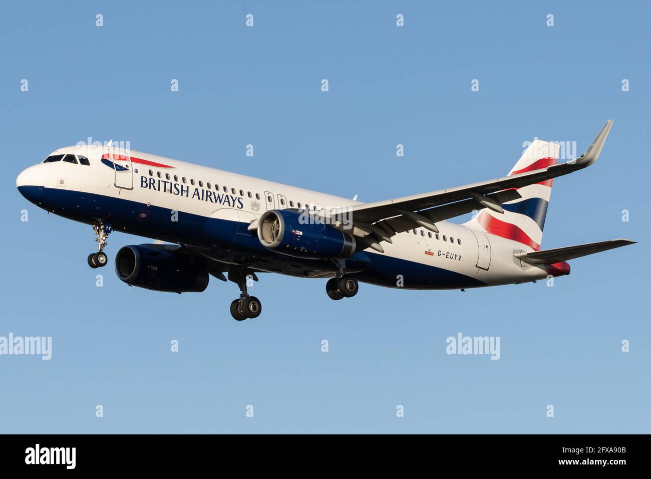 Ba airbus a321 departing hi-res stock photography and images - Alamy