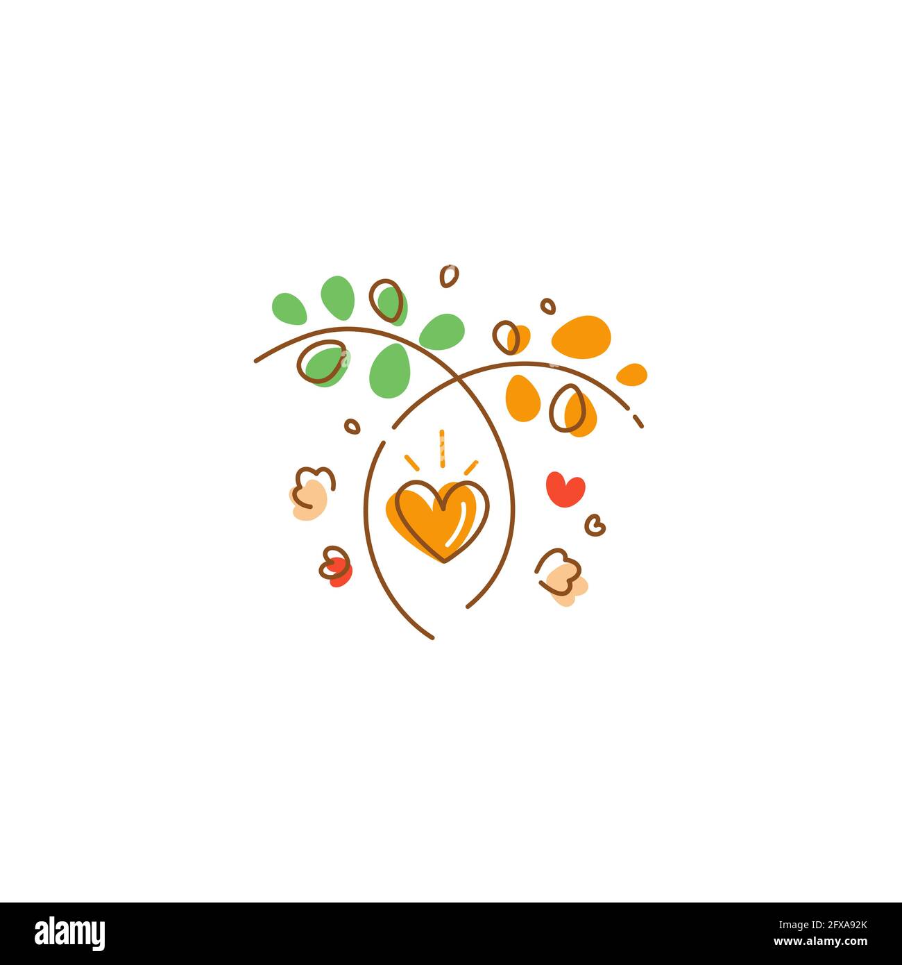 Herbs logo hi-res stock photography and images - Alamy