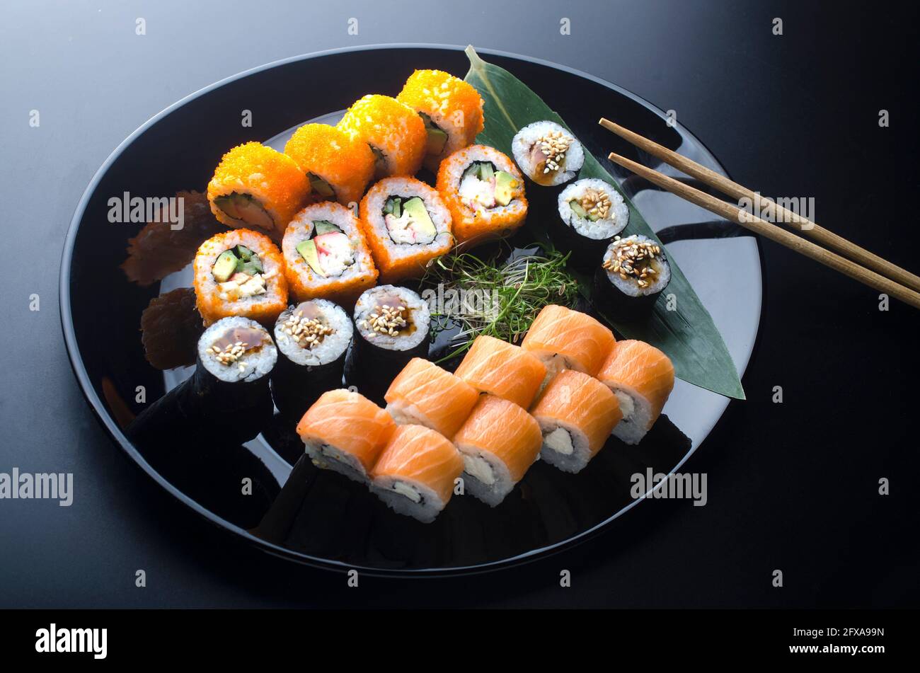 Nigiri sushi set different hi-res stock photography and images - Alamy