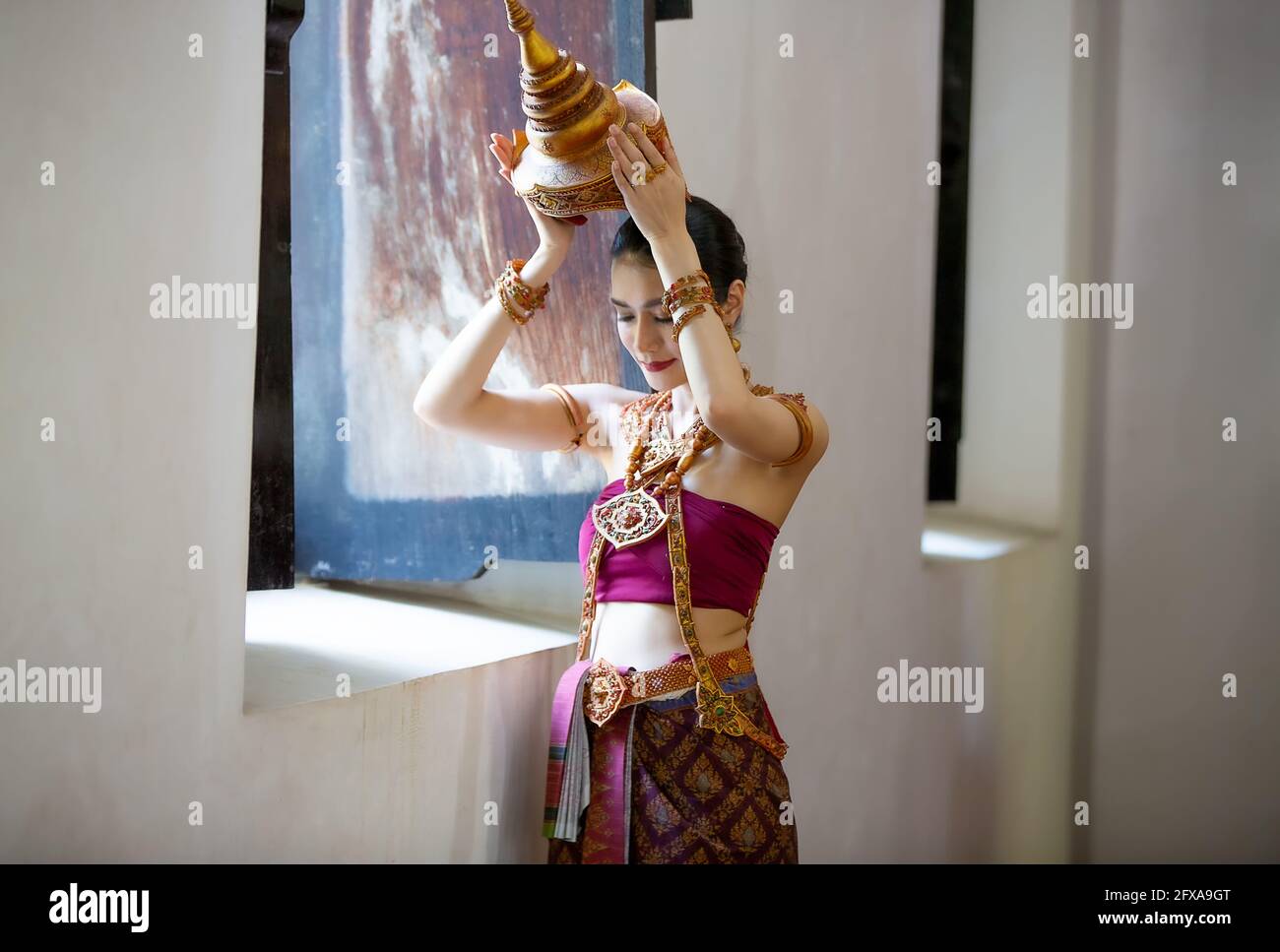Beautyful Thai woman wearing thai traditional clothing, Beautiful woman ... Beautyful Thai woman wearing thai traditional clothing, Beautiful woman ...