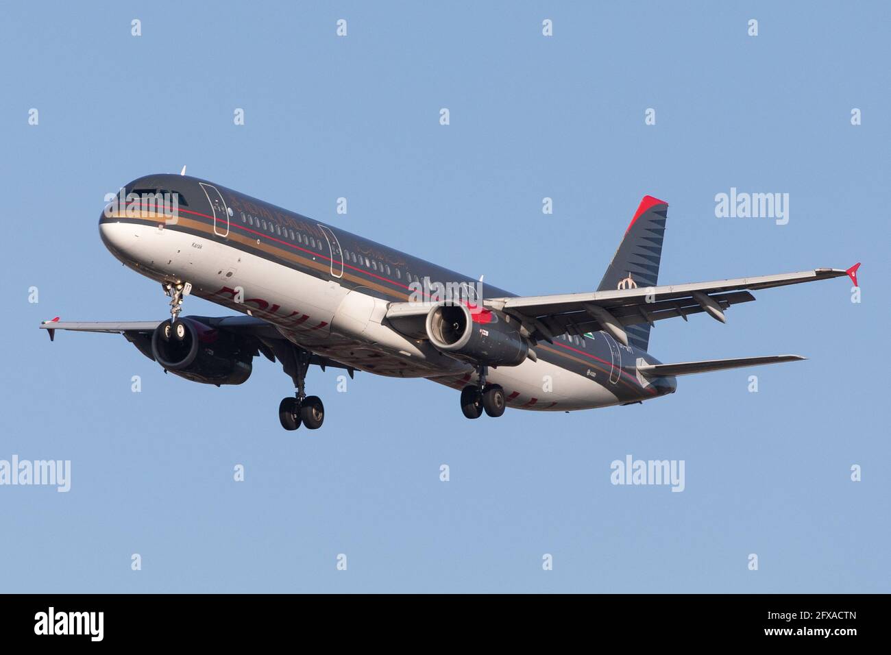 LONDON, UNITED KINGDOM - Feb 10, 2020: Royal Jordanian (RJ / RJA ...