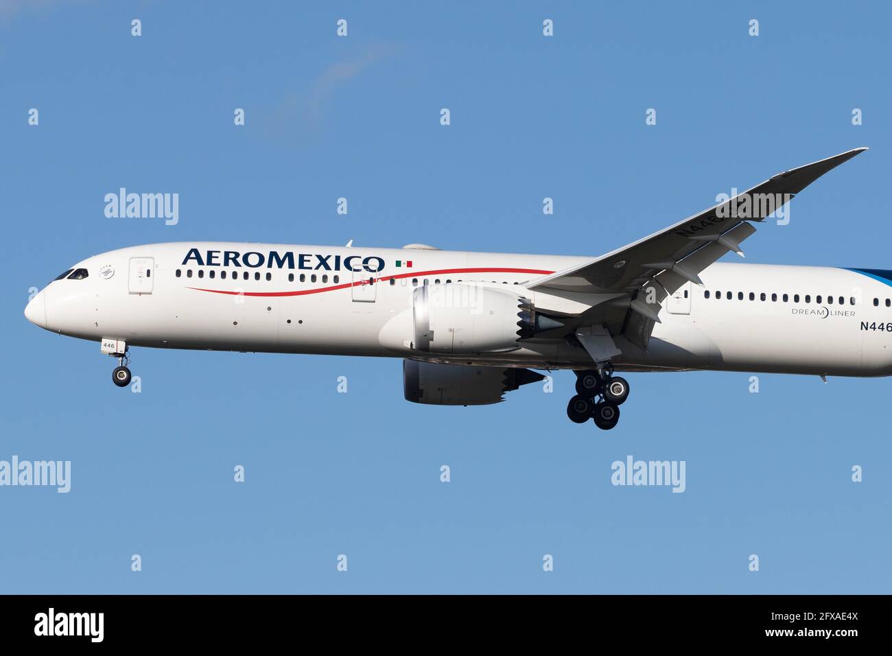 LONDON, UNITED KINGDOM - Feb 10, 2020: Aeromexico (AM / AMX ...