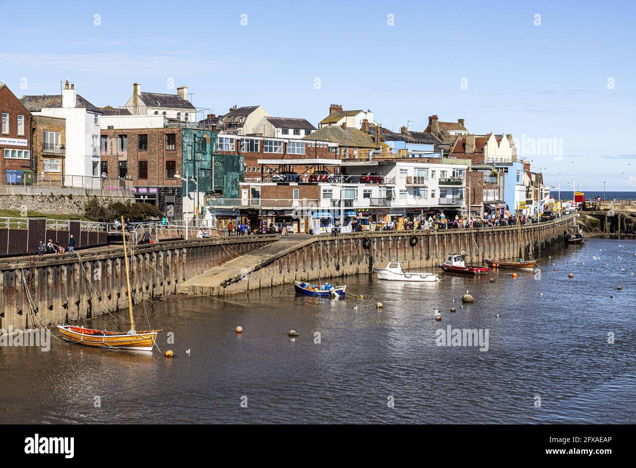 The harbour at Bridlington, East Riding of Yorkshire, England UK Stock ...