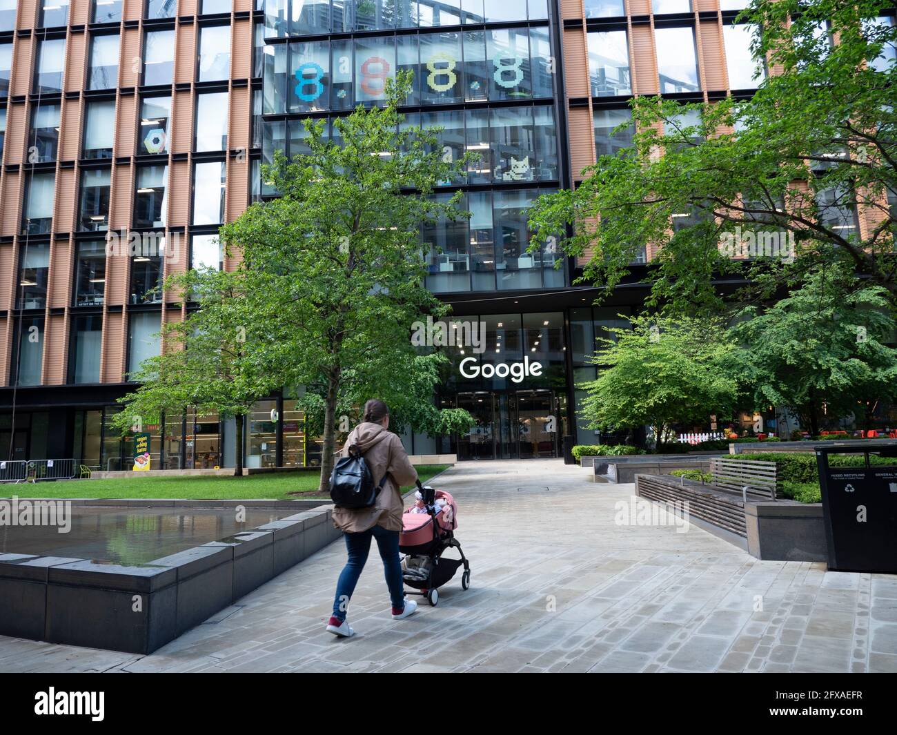Google office building, Kings Cross, London Stock Photo - Alamy