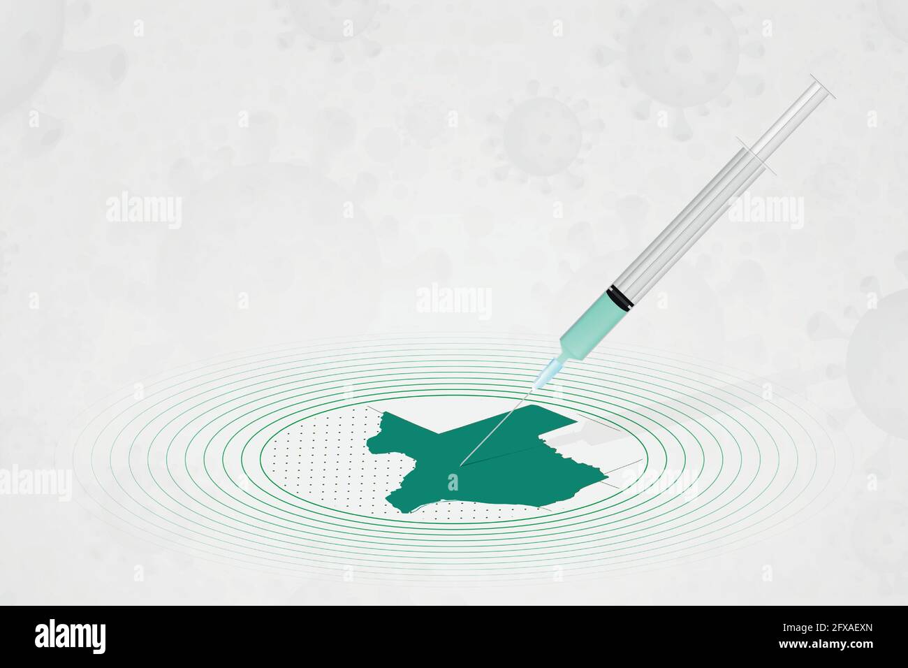 Texas vaccination concept, vaccine injection in map of Texas. Vaccine ...